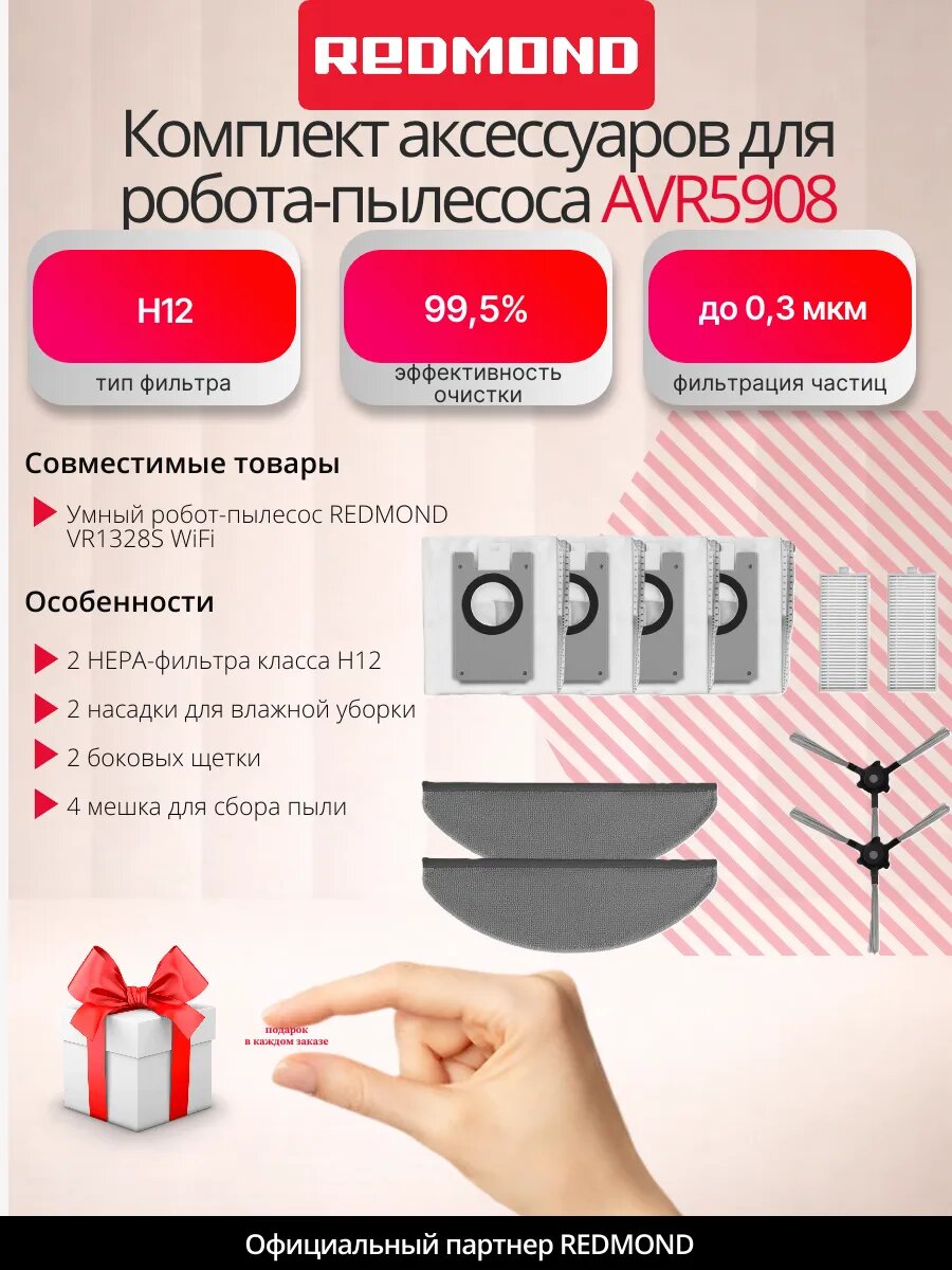 Комплект аксессуаров для робота-пылесоса AVR5908