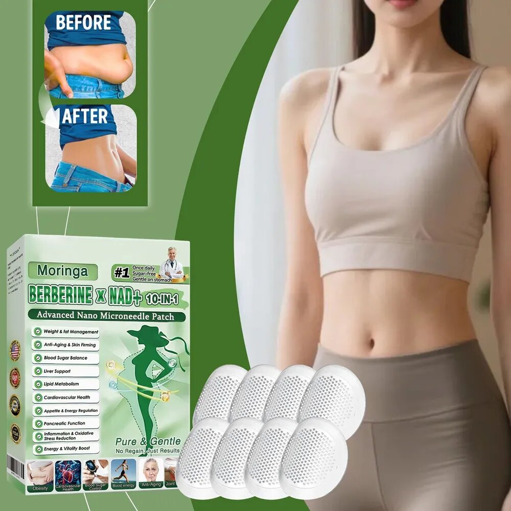 Наклейка с микроиглой Moringa для похудения