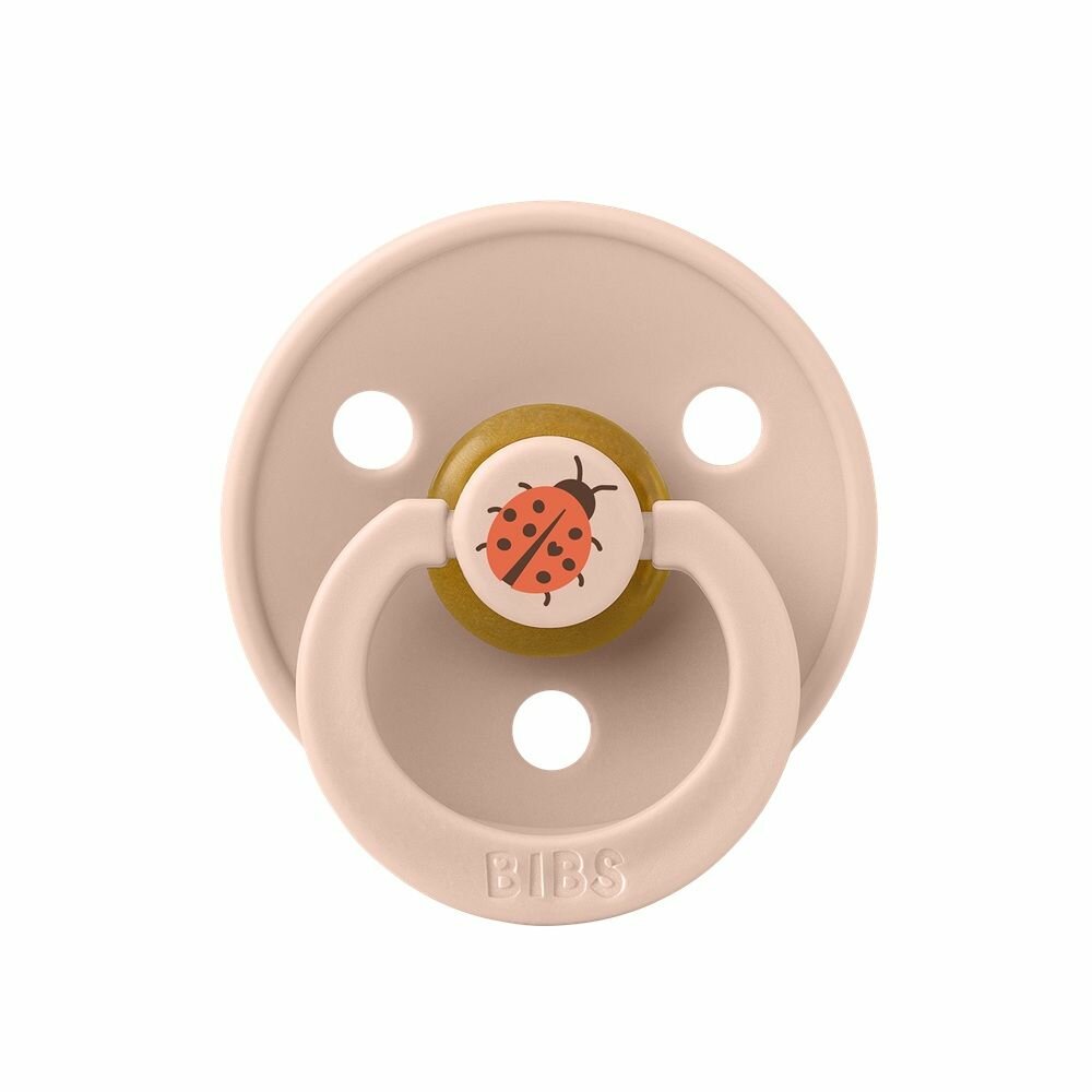 Соска пустышка для новорожденных латексная классическая Studio Colour Ladybug Blush, 0+ месяцев соска пустышка латексная для младенцев