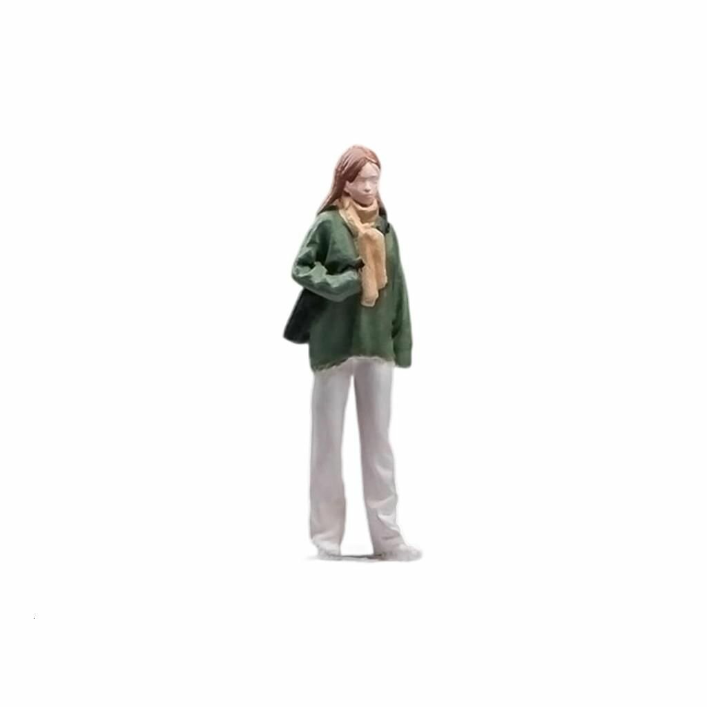 Миниатюрные фигурки людей из смолы в масштабе 1/64 для диорам ручной работы Аксессуары