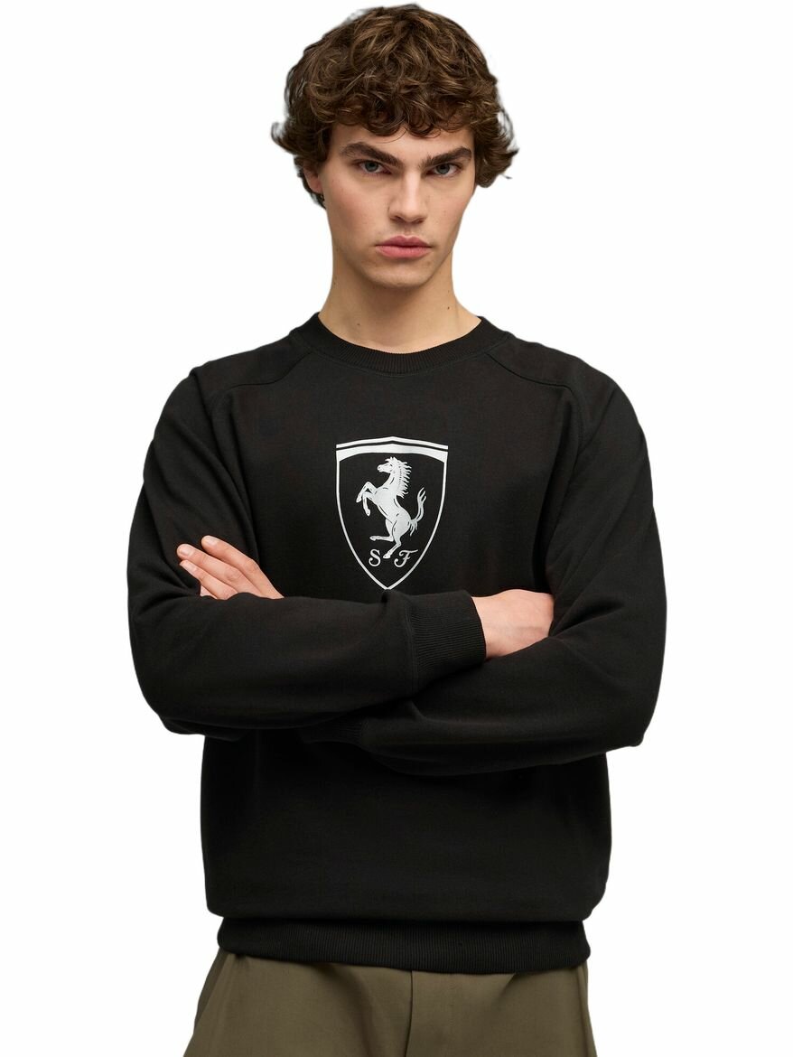Свитшот спортивный Ferrari Sportswear Shield Crew