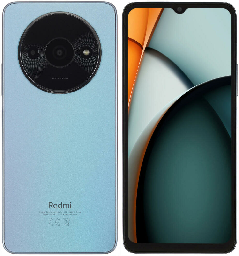 Смартфон Xiaomi Redmi A3 Pro, 4/128Gb, Blue (Голубой)