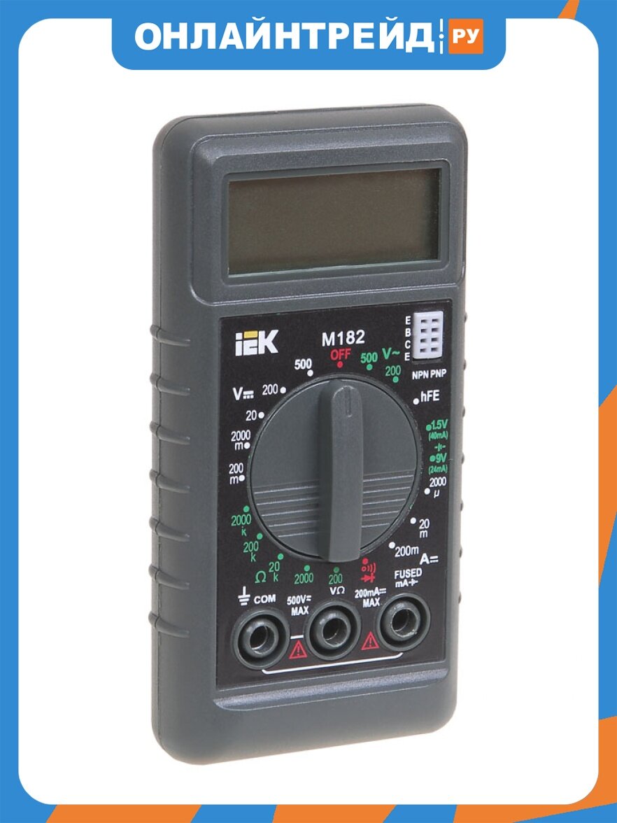 Мультиметр цифровой Iek Compact M182