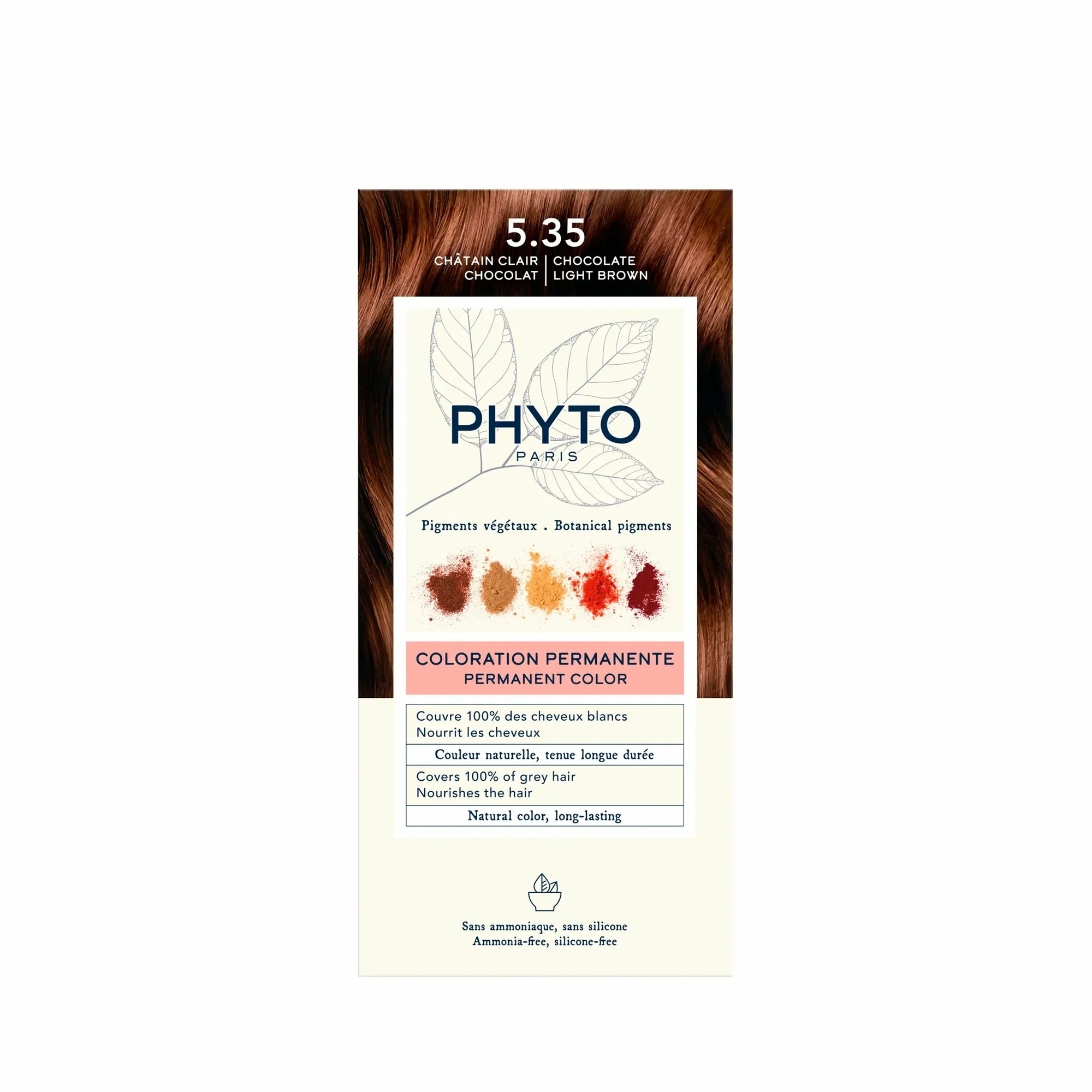 PHYTO Краска для волос Phyto Color 5.35 Шоколадный светлый шатен