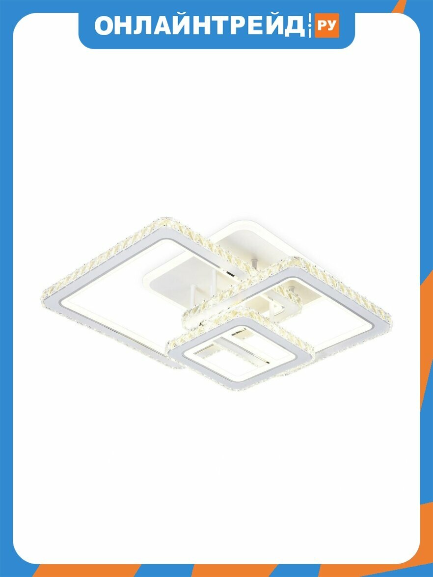 Потолочная светодиодная люстра Ambrella Light Acrylica Ice FA1732