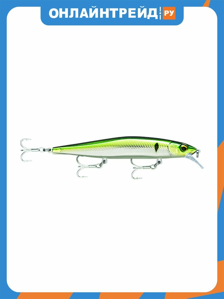 Воблер Rapala Precision Xtreme Mavrik Sw 110 /PLD /медленно тонущий/ 1,5-1,9м, 11см, 16гр