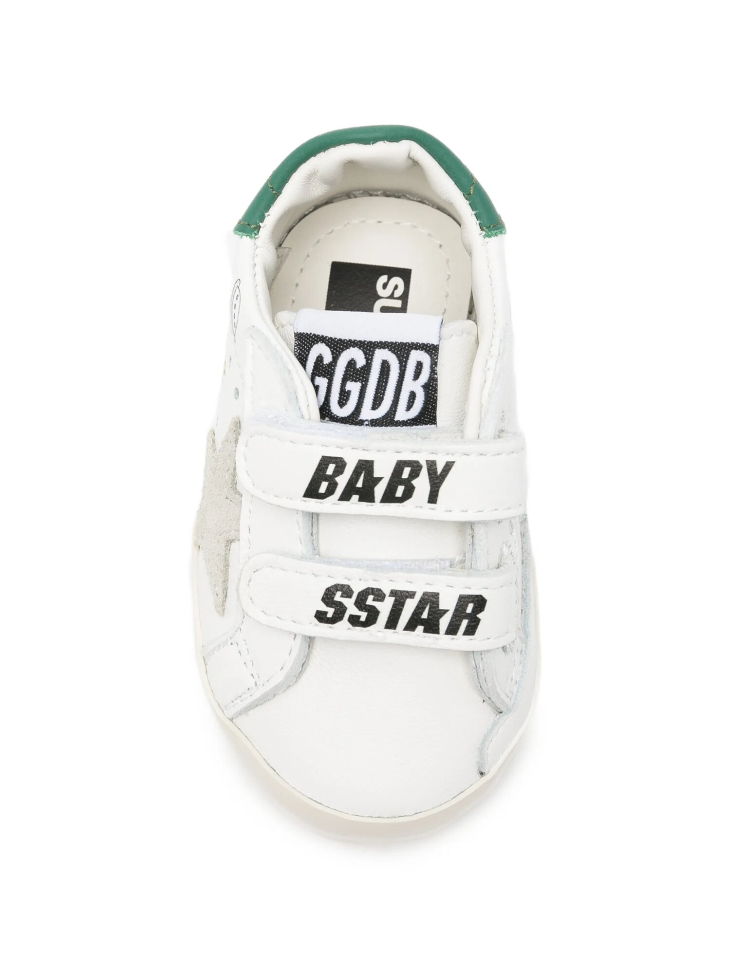 Кроссовки Golden Goose Baby School sneakers, размер 22.5, бежевый/белый — фото 1