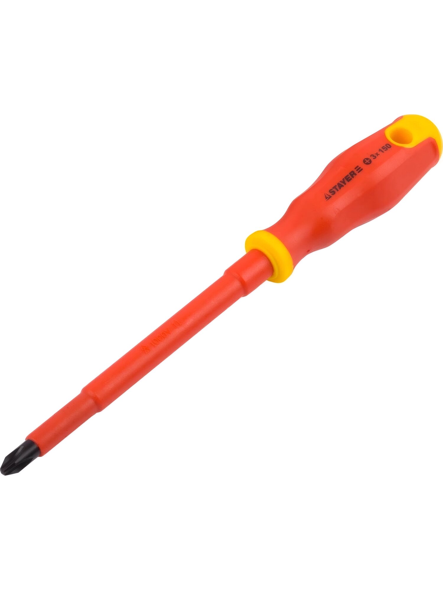 Диэлектрическая отвертка Professional STAYER Electro PH3 х 150 мм