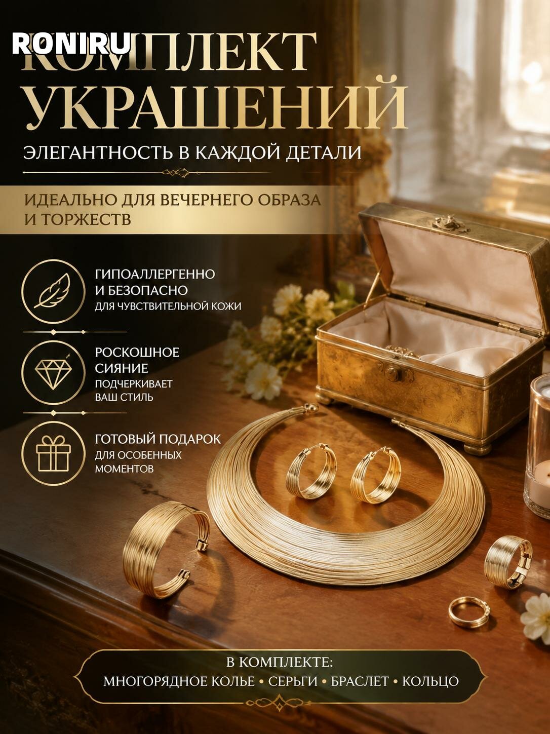 Комплект бижутерии