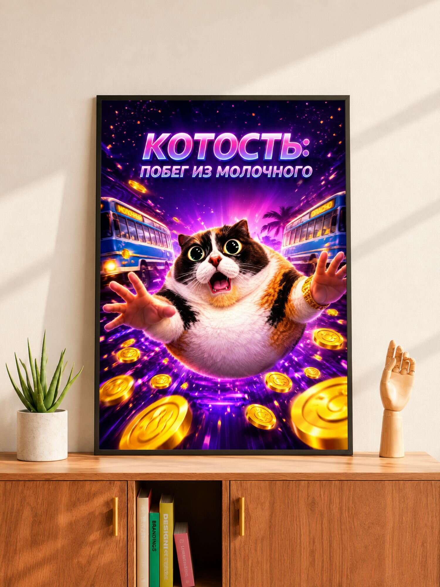 Постер на стену Котость мем — фото 1