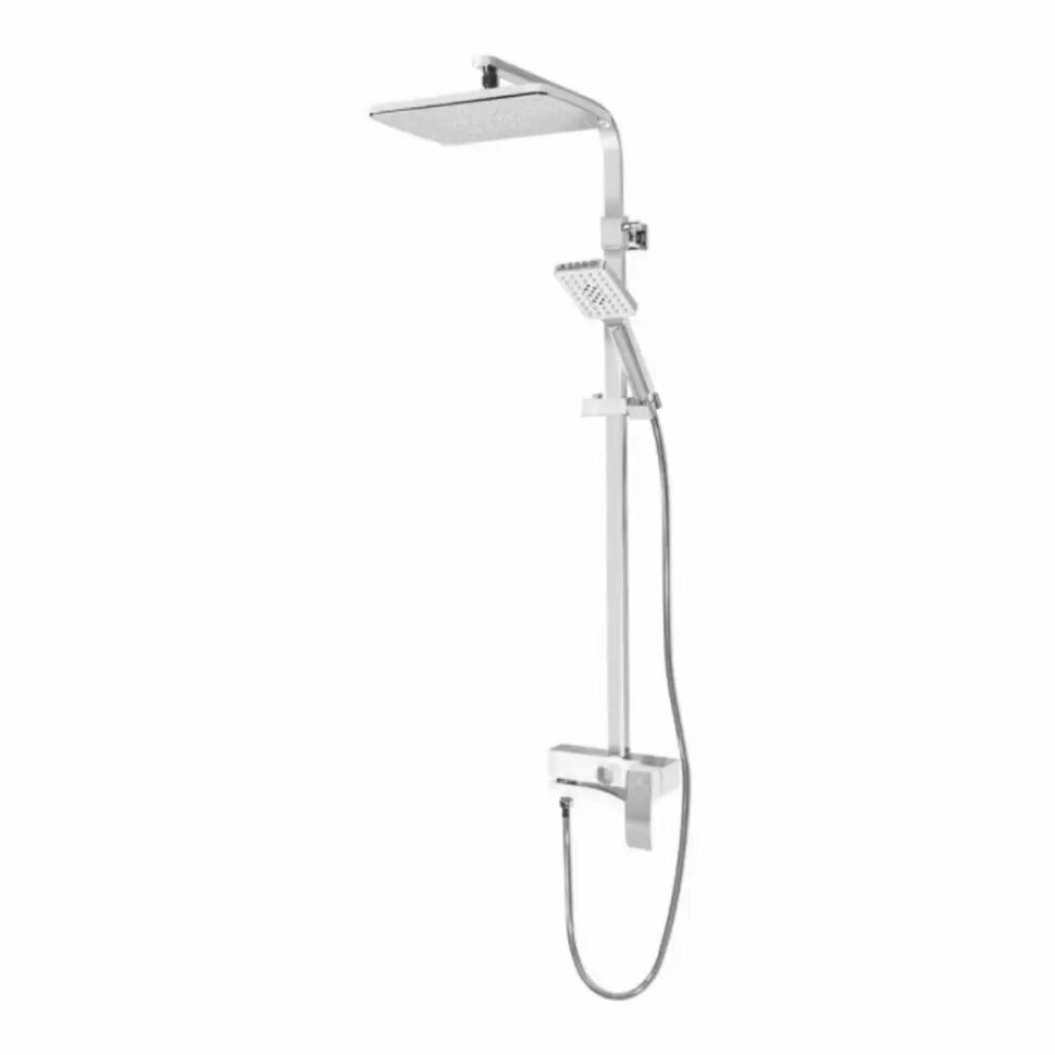 Душевая система Grocenberg GB7007-1WC Белая Хром