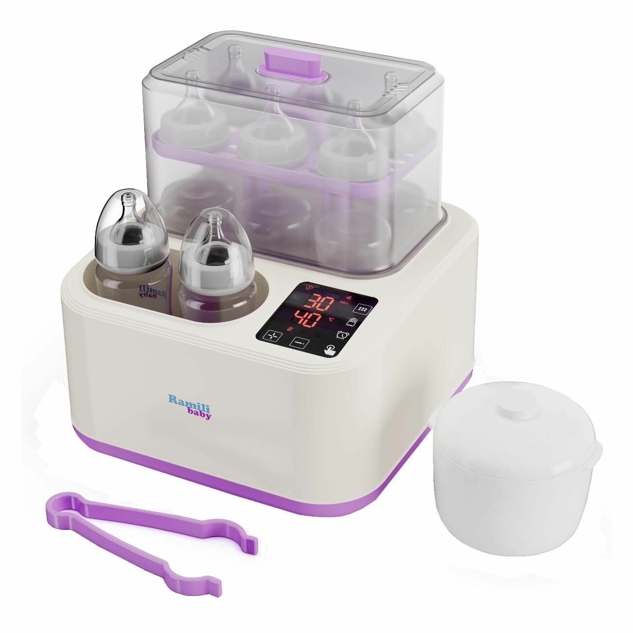 Стерилизатор для бутылочек Ramili Baby BSS300 8-в-1 + горшочек + увлажнитель
