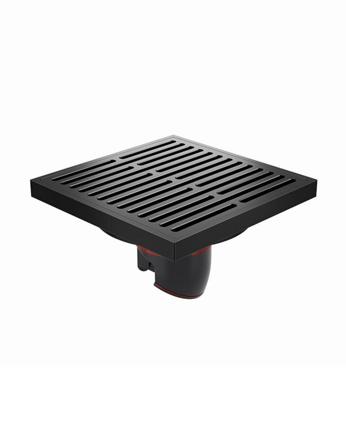 Душевой трап Orange 100x100 TR01-007b с Черной матовый решеткой