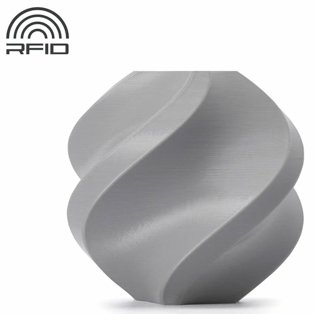 Катушка TPU-AMS пластика Bambu lab 1.75 мм 1кг, серый (gray 53102)