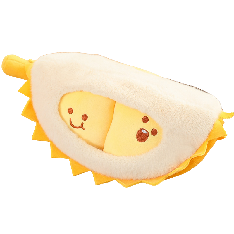 Плюшевая игрушка унисекс AORUNJU Gratitude Large Durians Stress Relief, One Slice Persimmon Yellow, 16CM EU