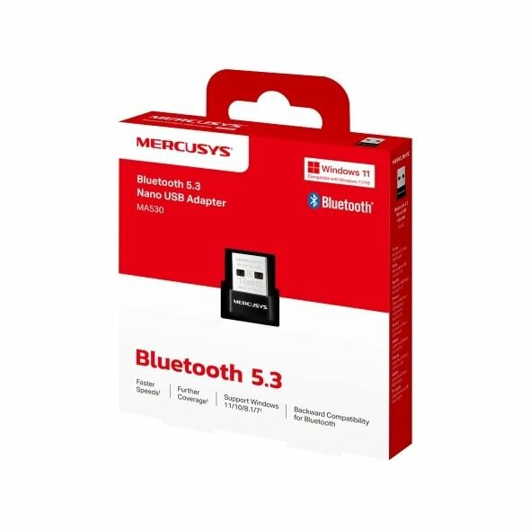 Bluetooth адаптер Mercusys, USB 2.0, v5.4 MA530 — фото 1