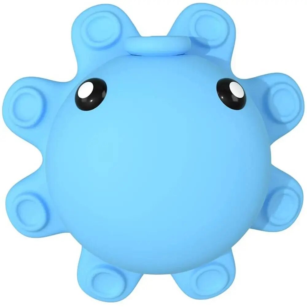 Крышка для слива ванны Foundtwo синяя из силикона blue