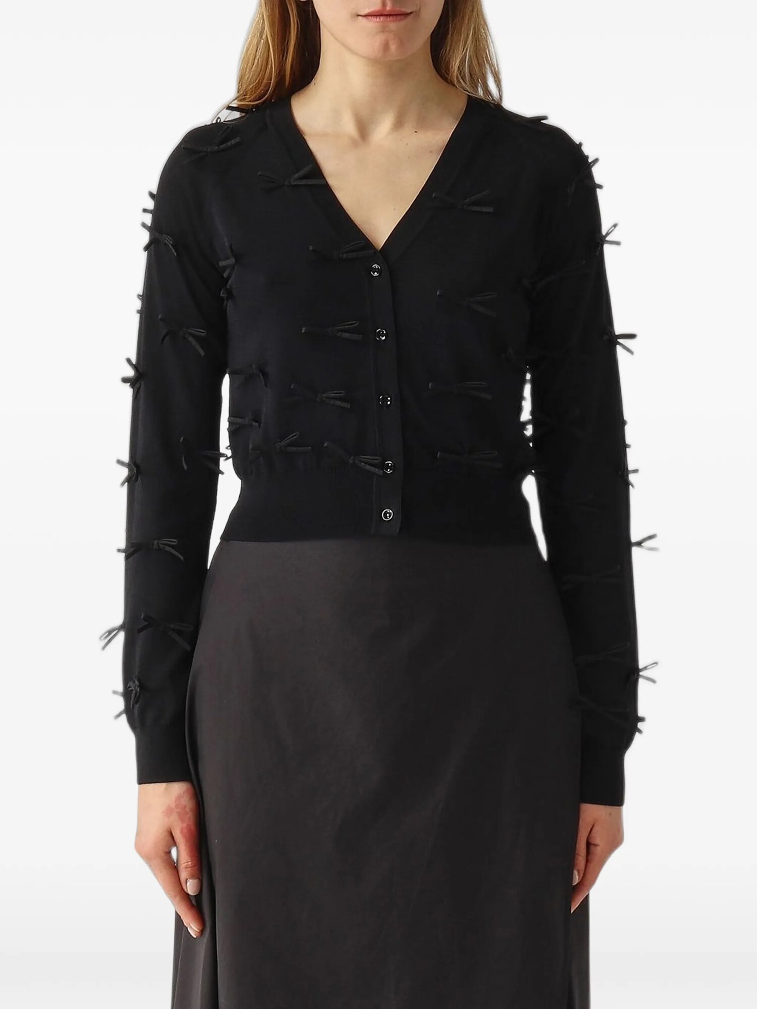 Кардиган Bow-embellished cardigan