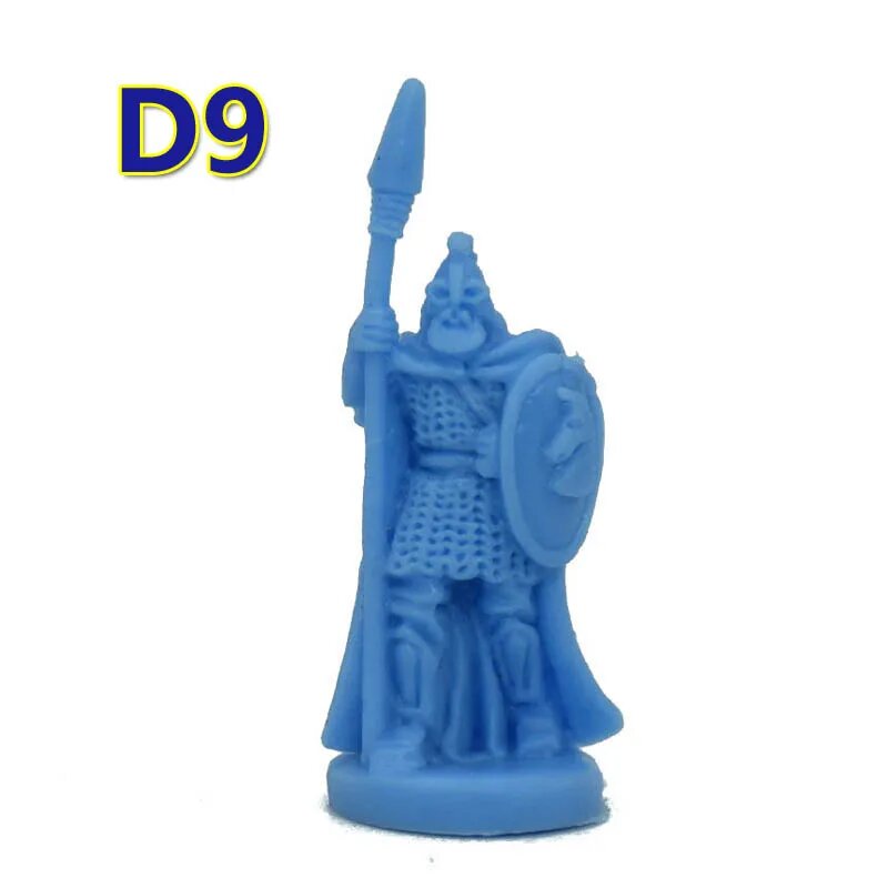 Миниатюрные фигурки COKANO Fantasy Orcs Elves Soldiers 1/72 Синий, D9
