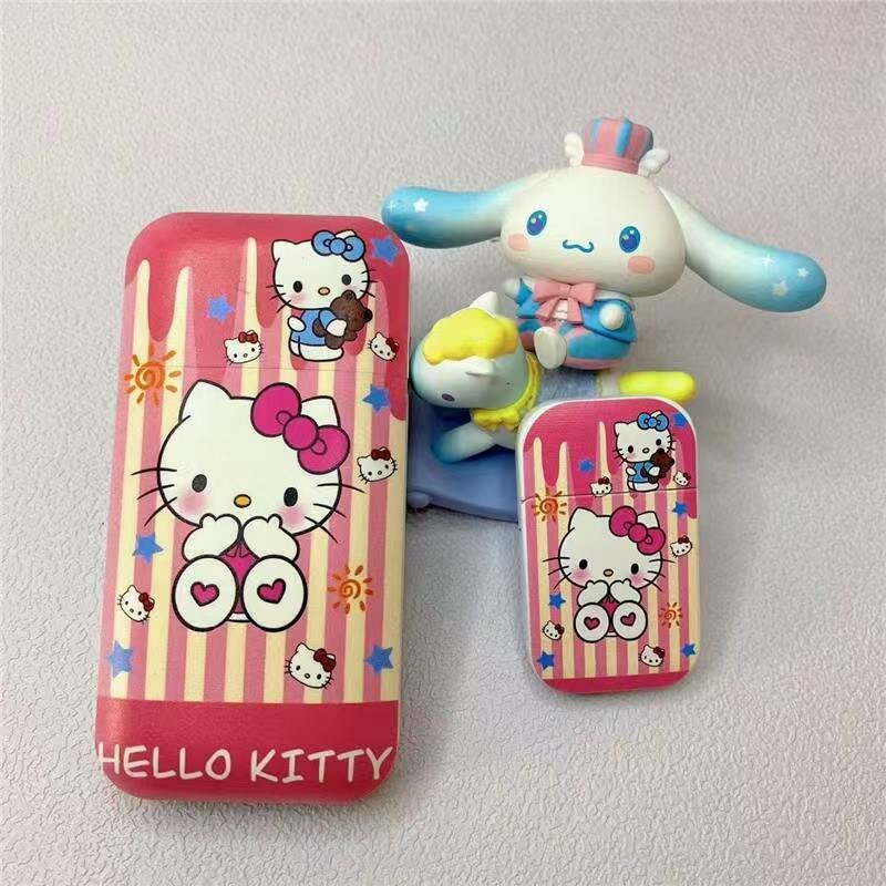 Коробка для сигарет Sanrio, несколько вариантов дизайна, Hello Kitty, Kuromi, Pochacco, My Melody, стильная, из пластика, милая, для хранения карточек.