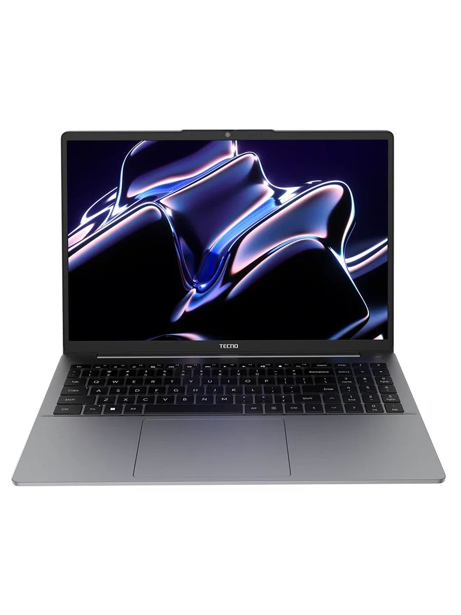 Ноутбук Tecno 16" MegaBook K16SDA Ryzen 5 7430U/16Gb/SSD1Tb/W11H/серый