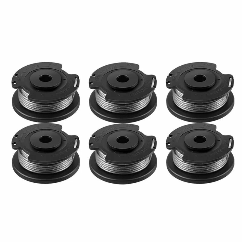 (I C Q X) 6 Pack F016800569 Катушка и леска совместим с триммера EasyGrassCut 23, 26, 18, 18-230, 18-260, 18-26 Замена