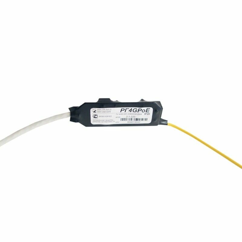 Грозозащита Info-Sys РГ4GPoE исполнение 2 (male-female) 1000 Мбит/сек