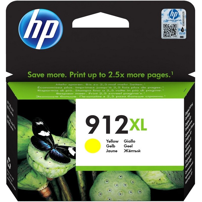 Картридж струйный HP 912XL 3YL83AE желтый повышенной емкости для OfficeJet 801x/802x