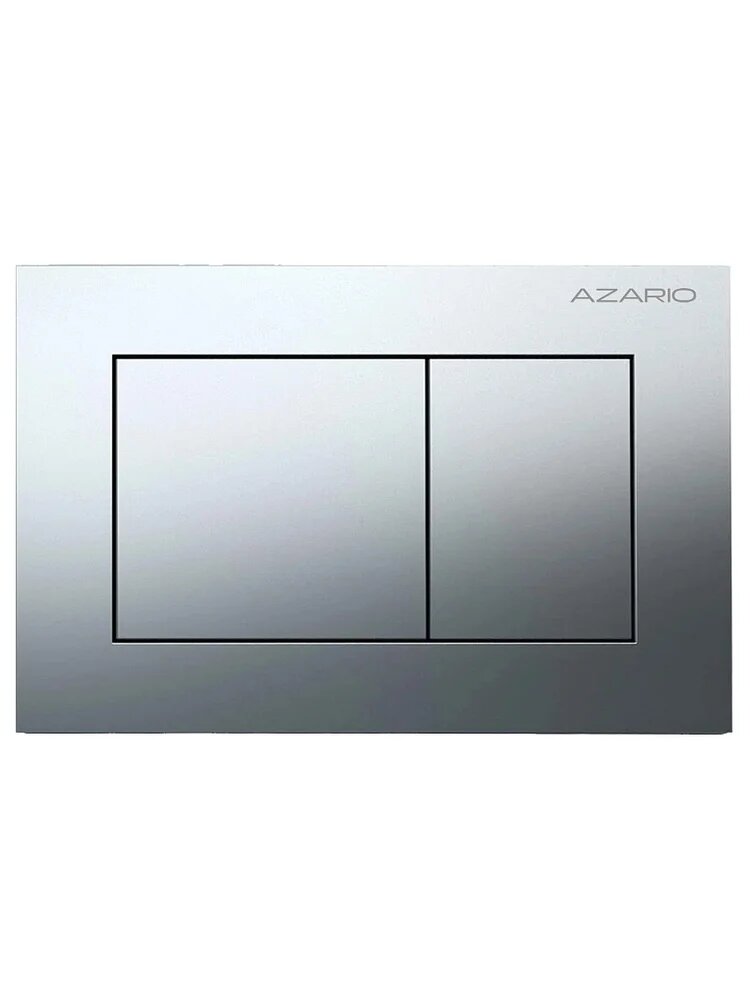 Кнопка смыва для инсталляции AZARIO NEW-TS AZ-ABS-001-CH хром, глянцевая, двойной смыв