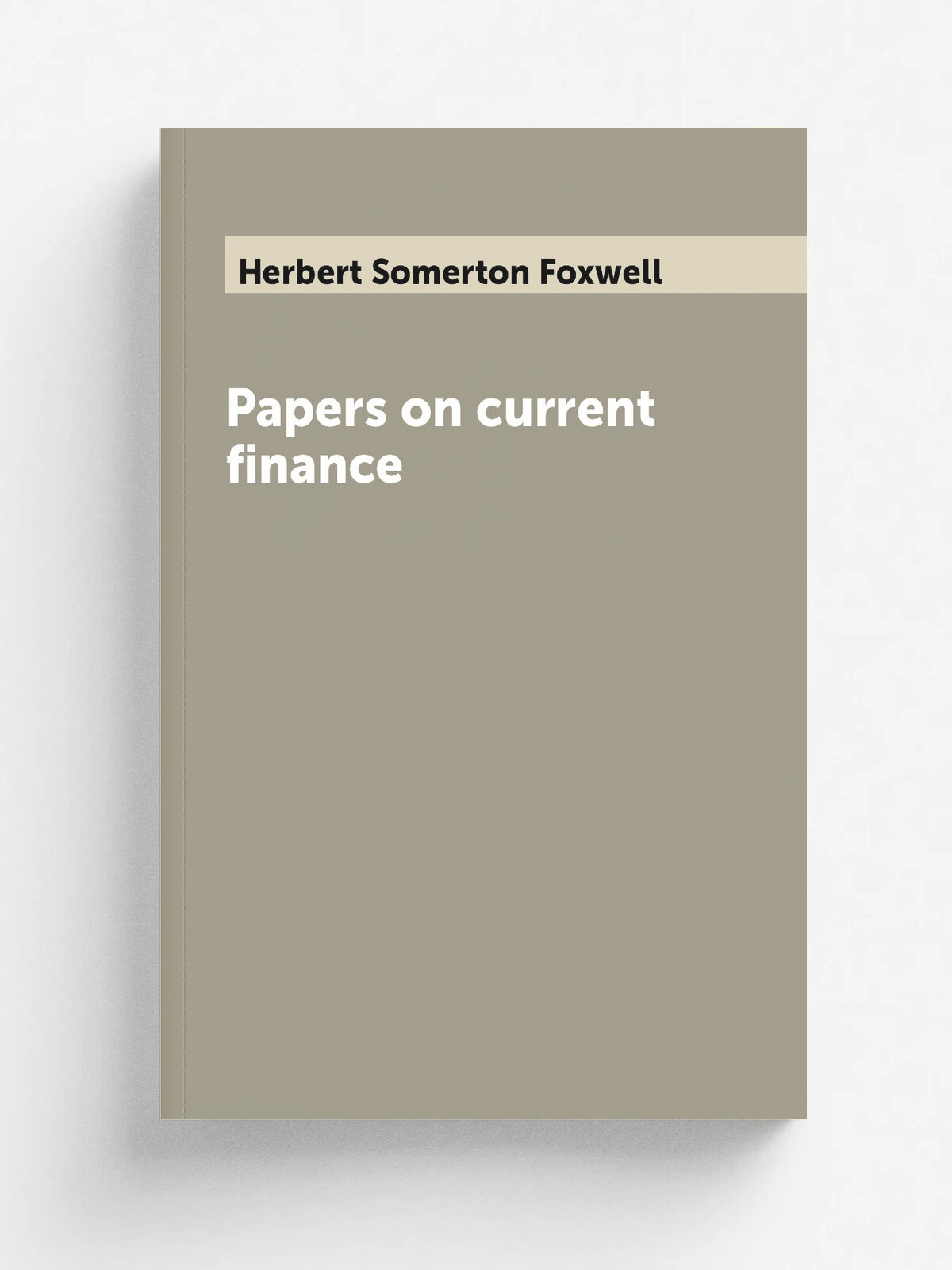 Papers on current finance