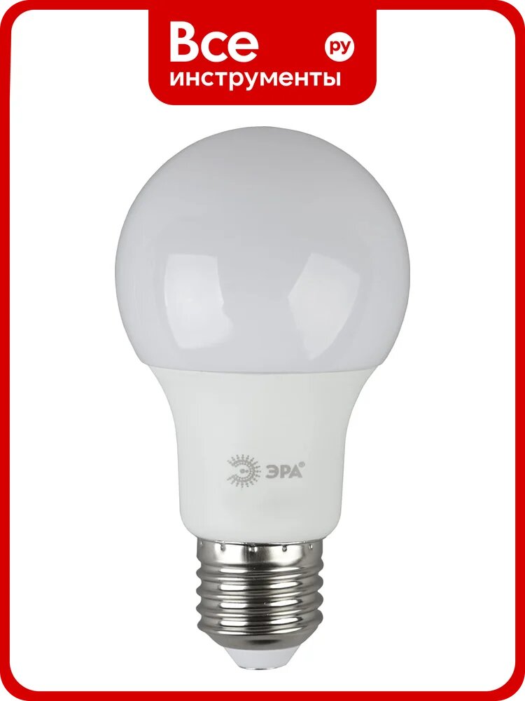 Светодиодная, ЭРА, лампа ЭРА STD LED A60-11W-840-E27 E27 / Е27 11 Вт груша нейтральный белый свет,