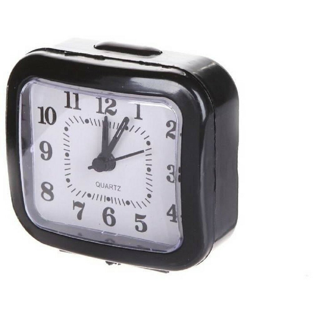 Perfeo Колонки Quartz часы-будильник "PF-TC-004", прямоугольные 8 7,5 см, чёрные