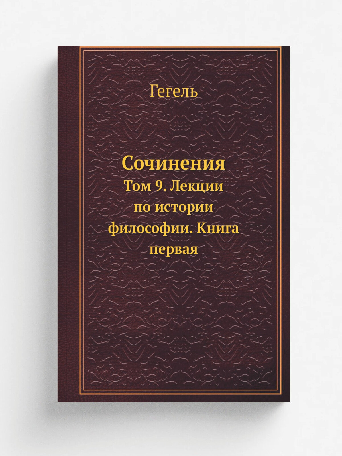 Сочинения. Том 9. Лекции по истории философии. Книга первая