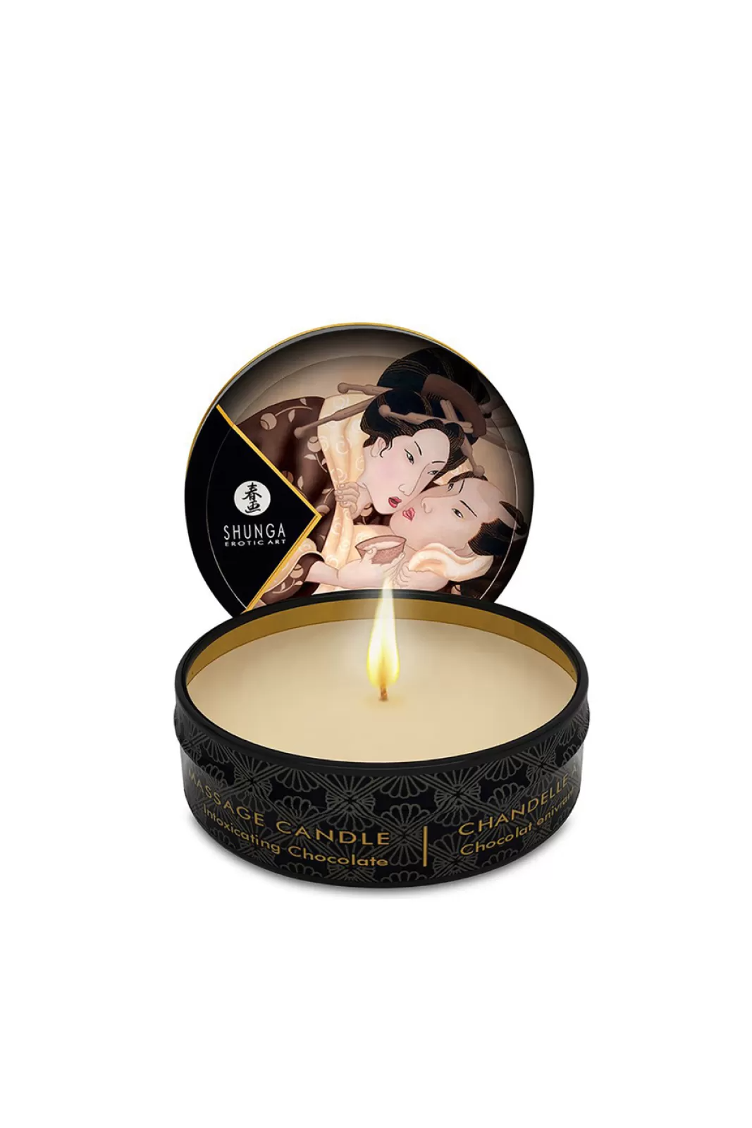 12602 Shunga Massage Candle Intoxicating Chocolate, 30мл. Массажная свеча, пьянящий шоколад