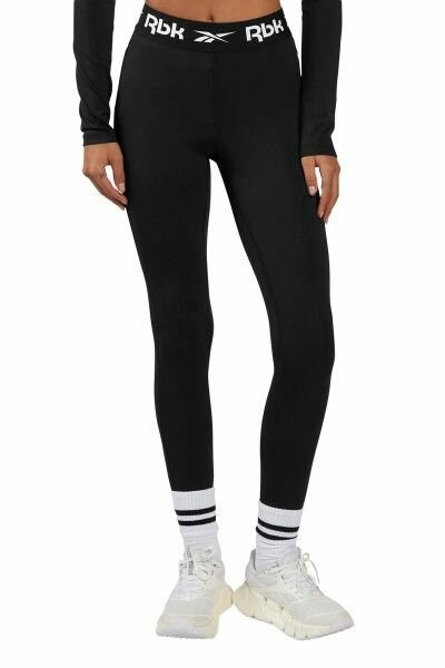 Легинсы спортивные Reebok, размер XS, черный