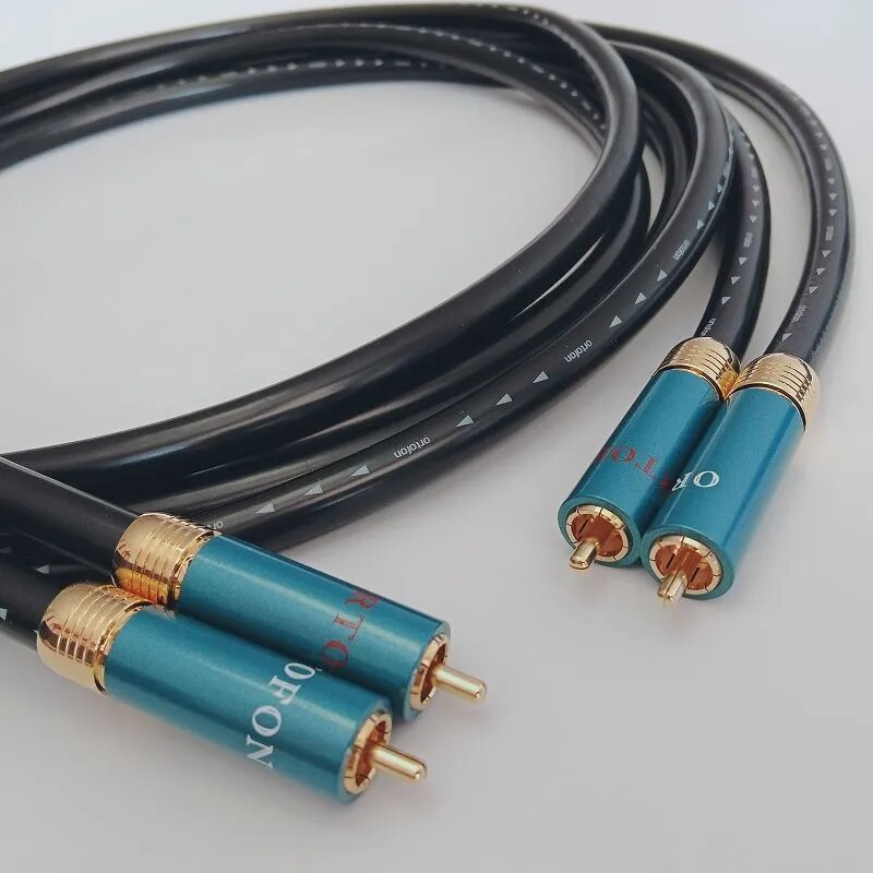 Ortofon Аудиокабель RCA/RCA, 1 м, черный матовый