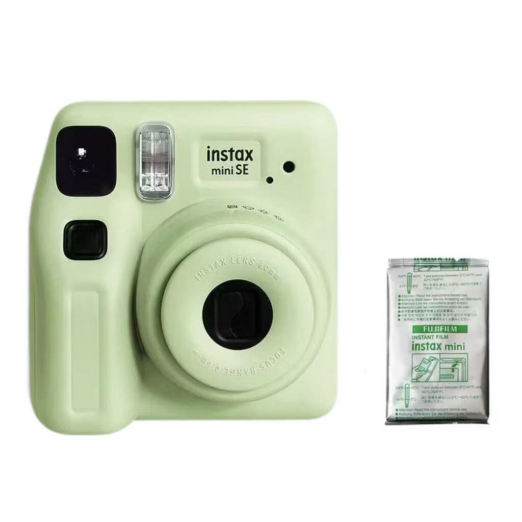 Фотоаппарат моментальной печати, Fujifilm Instax MINI SE, GREEN(В комплекте 10 листов фотобумаги)