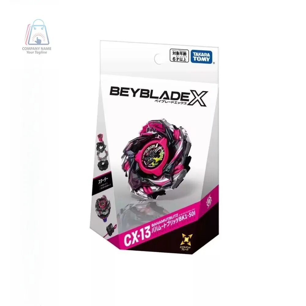 Takara Tomy Beyblade X CX-13 Bahamut Blitz BK1-50I Волчок