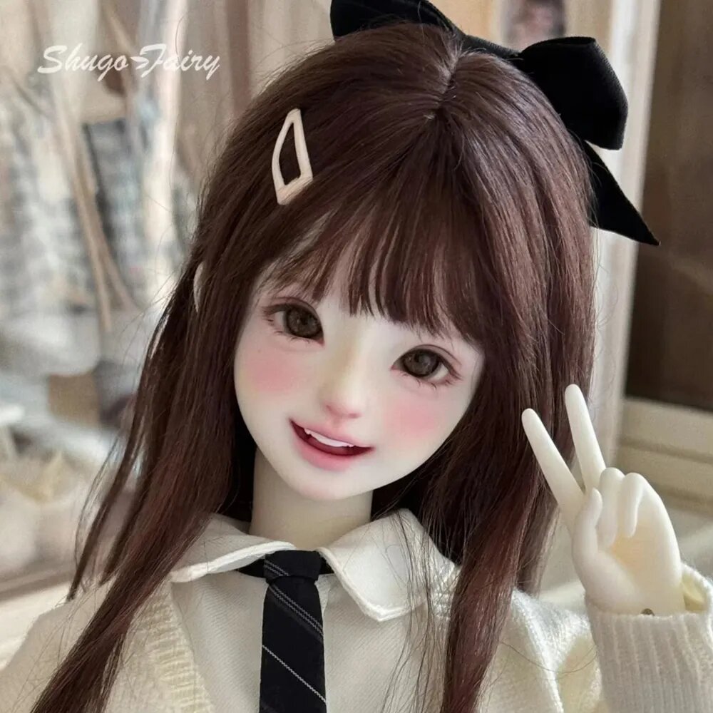 Удачливый Bjd 1/4 Обнаженные Куклы, Милая Улыбка девушки, 41 см, Смола