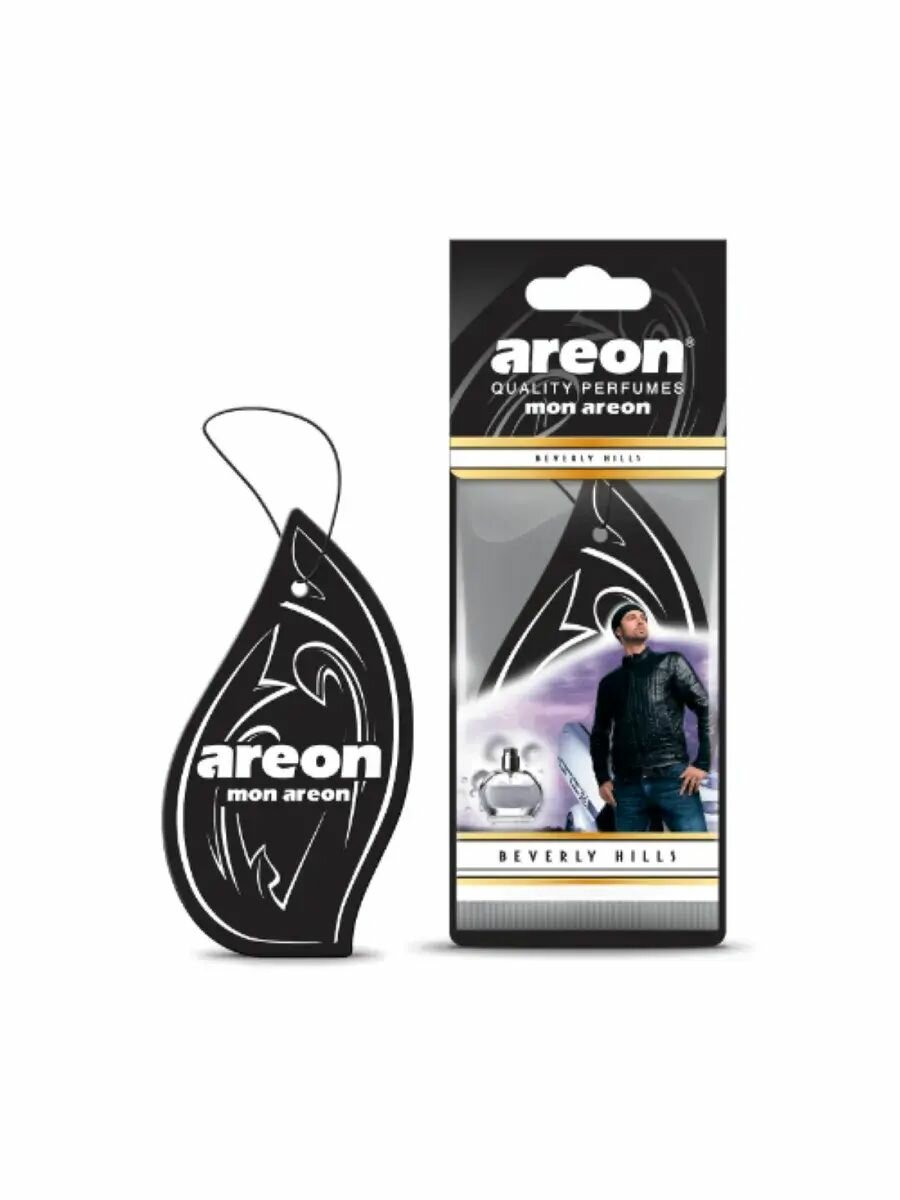 Ароматизатор автомобильный Areon "Беверли Хилз", подвесной, картонный корпус