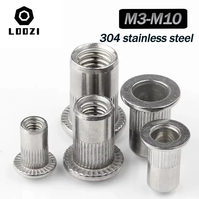Заклепки LOOZI из нержавеющей стали M3-M10