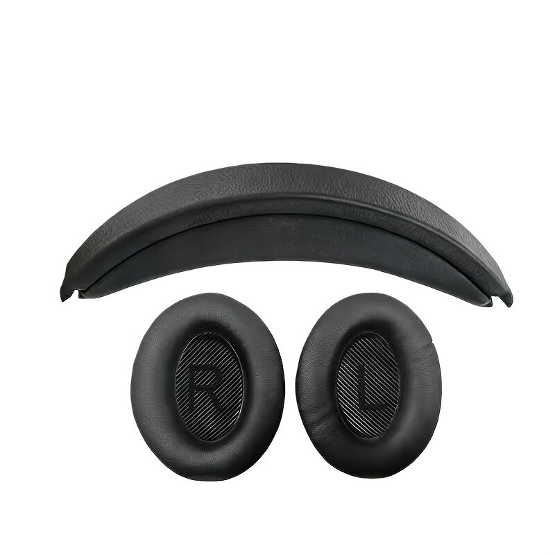 Замена оголовья и амбушюров для наушников QC35/QC35 II/QC45, черный, с защелкой, установка без инструментов (набор)