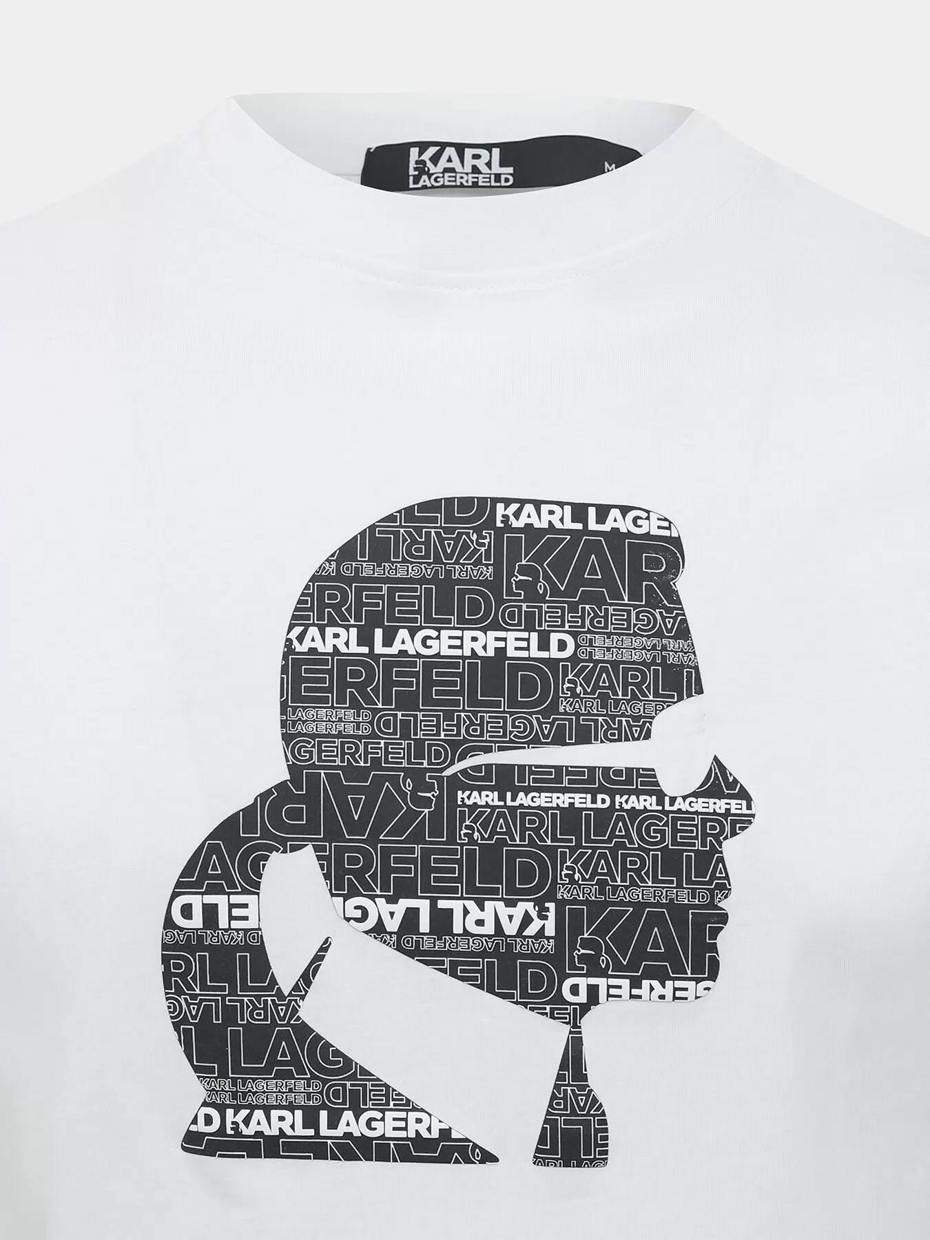 Футболка Karl Lagerfeld, размер XXL, белый — фото 1