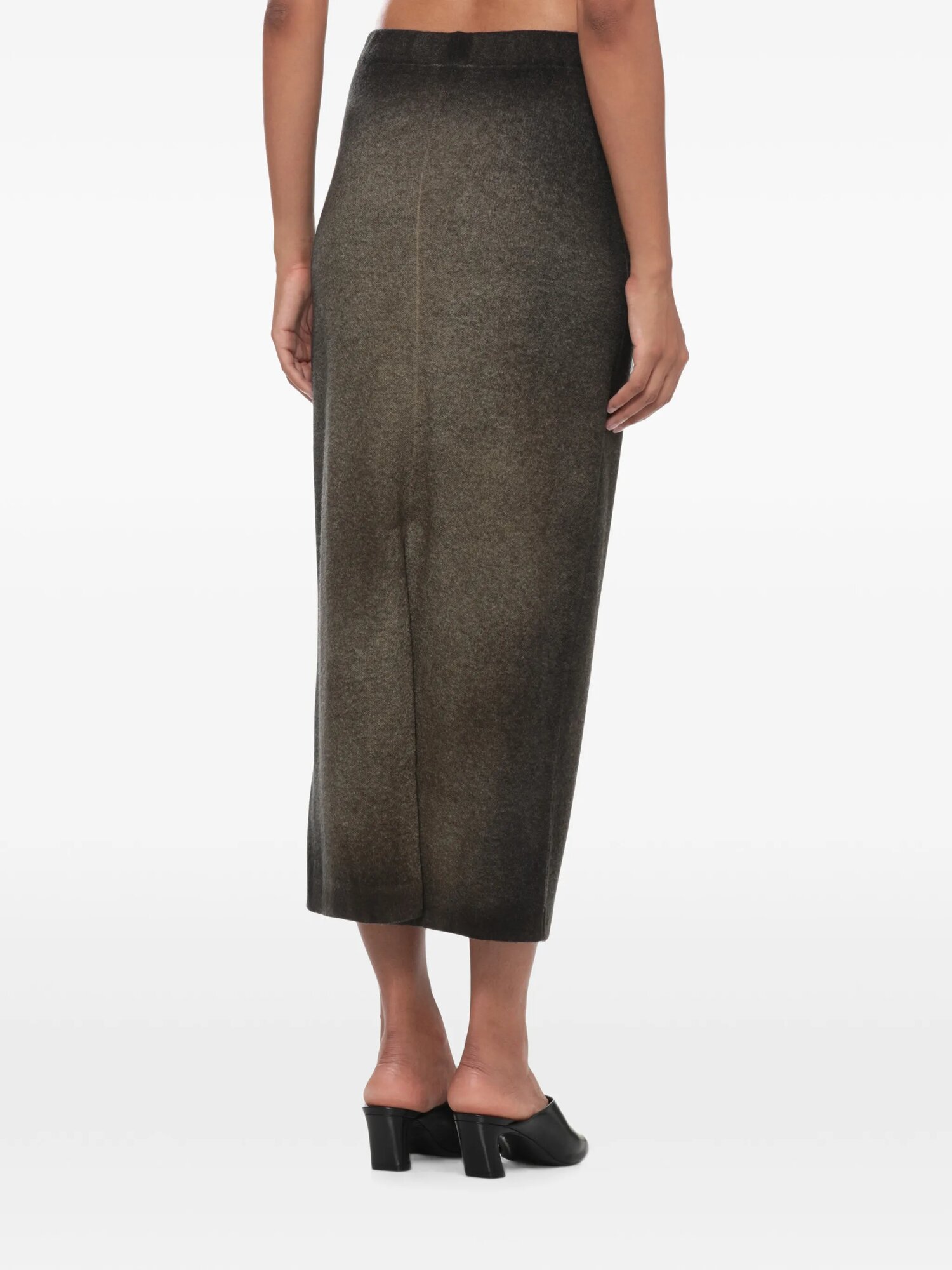 Юбка Avant Toi Fine-knit gradient-effect straight skirt, размер 42 — фото 1