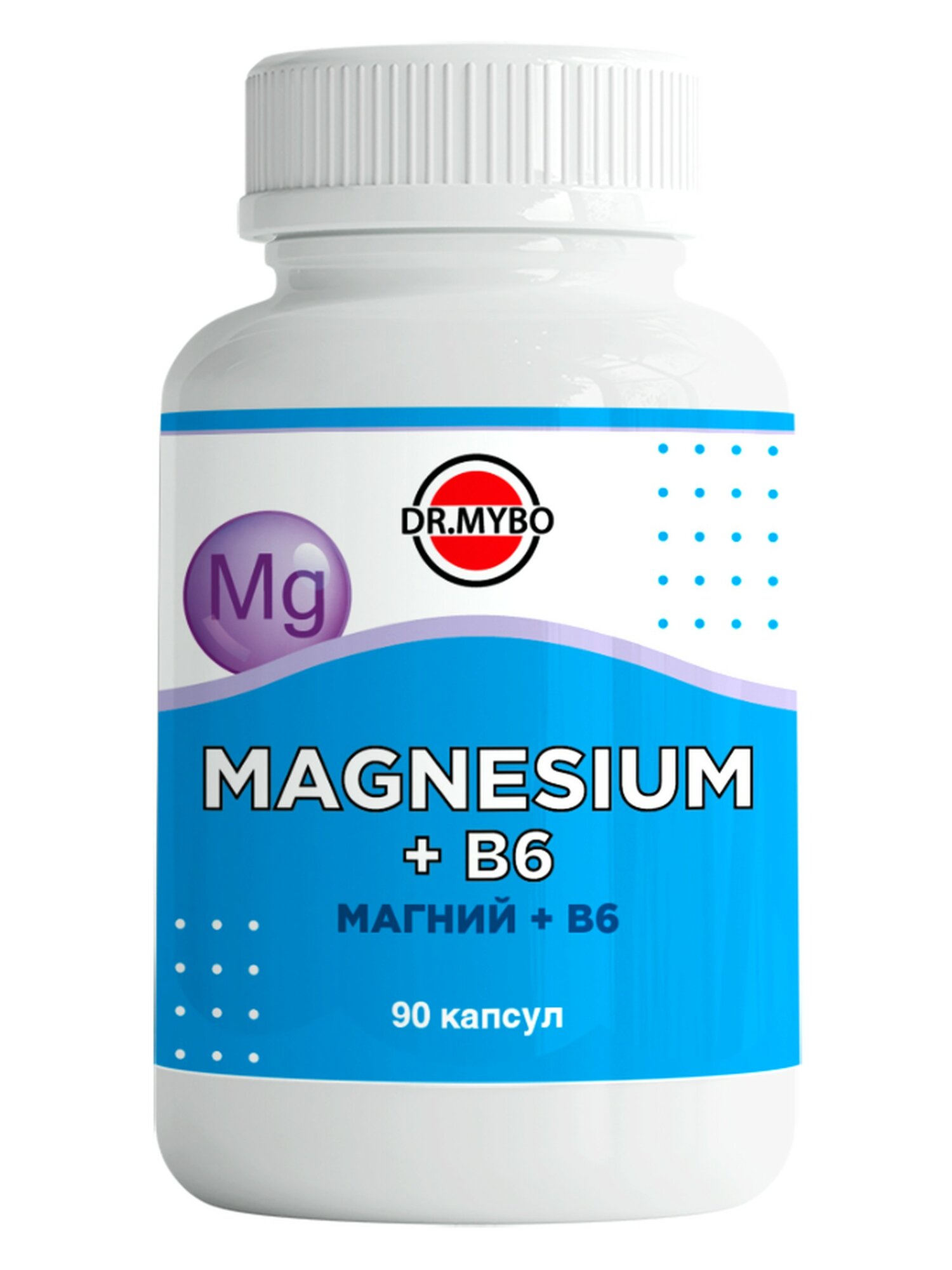 DR MYBO магний+В6 N90 капс ПО 0,42Г — Капсулы массой 0, 42 г - 90 шт в уп.