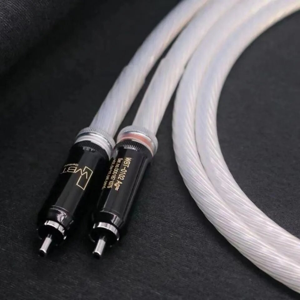 Nordost Аудиокабель RCA/RCA, 2 м, белый, с двойным экранированием и позолоченными коннекторами