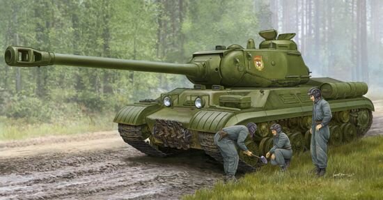 Советский тяжелый танк JS-2M ранней модели trumpeter-05589