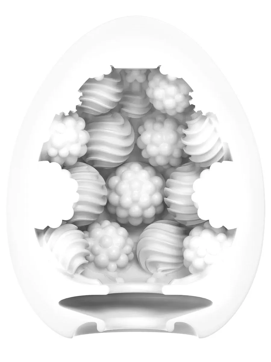 79624 Tenga Egg Bouncy. Мастурбатор-яйцо с рельефом в виде разных шариков