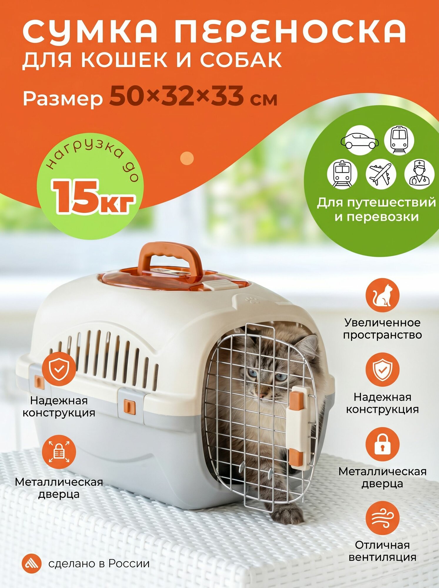 Переноска для кошек