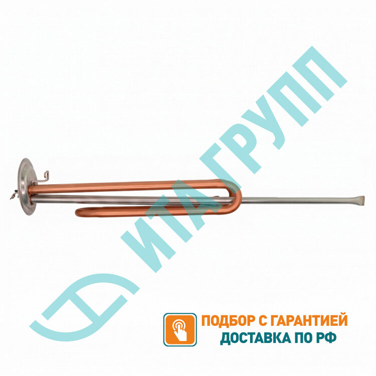 ТЭН 2кВт (2000Вт) RF для водонагревателя ATT, Termolux, под анод М6, итатэн, 20060